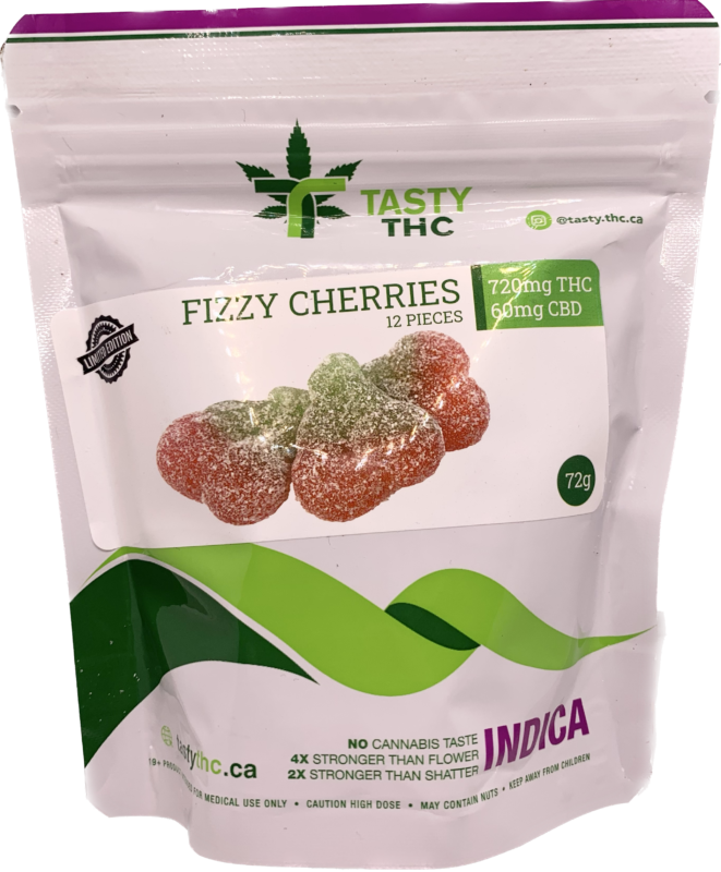 Fizzy Cherry (720mg THC/60mg CBD) - Tasty Pot Weed Delivery